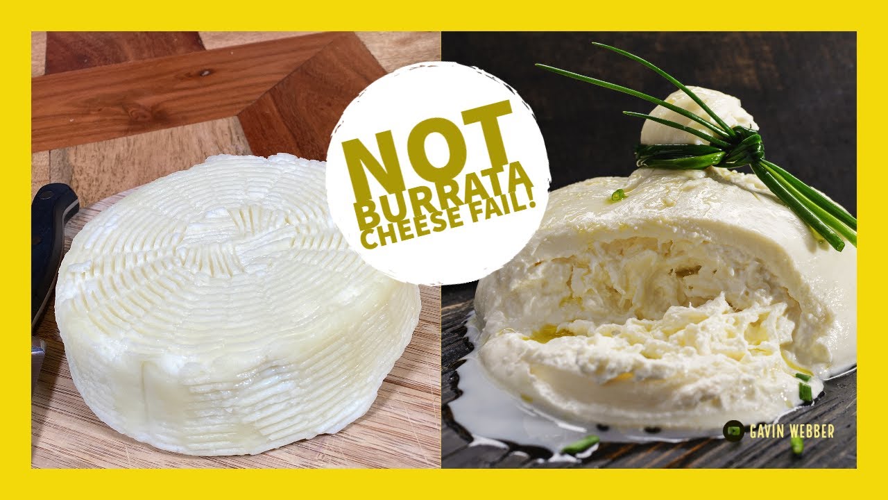 How Not to Make Burrata - Cheese Fail! - YouTube