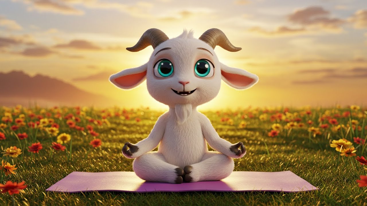 Baby Goat Yoga - Morning Stretch fun for Kida - YouTube
