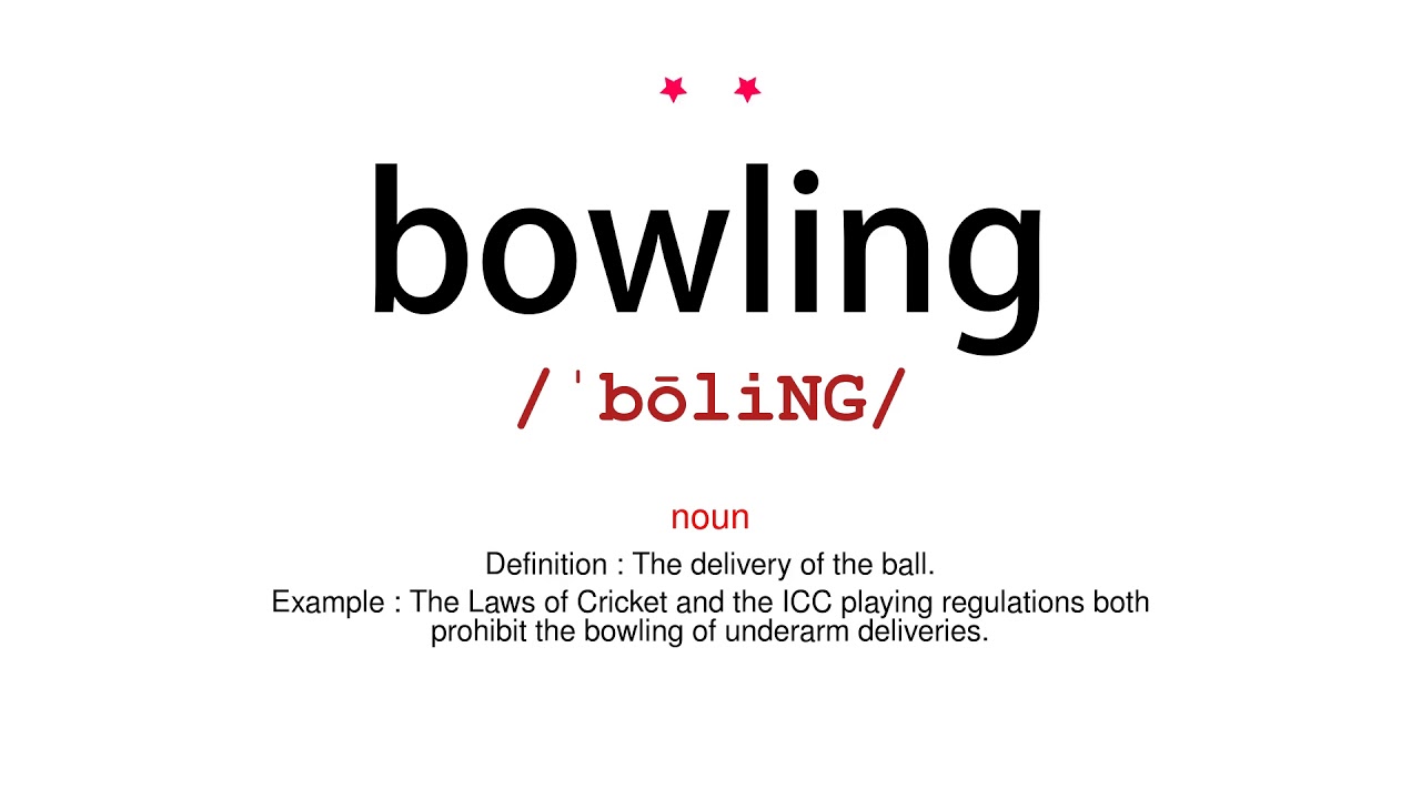 How to pronounce bowling - Vocab Today - YouTube