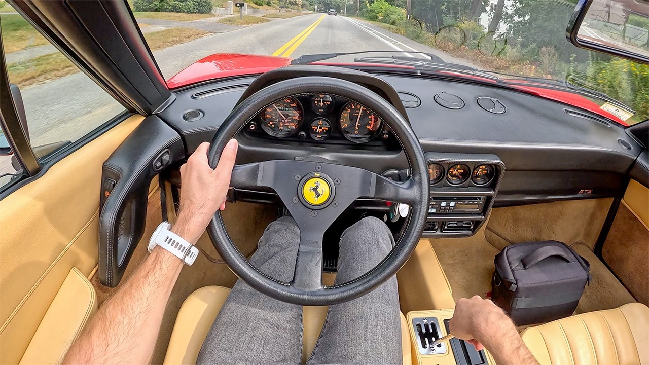 Rare 1990 Strosek Porsche 911 vs 1987 Ferrari 328 GTS - (POV Binaural ...