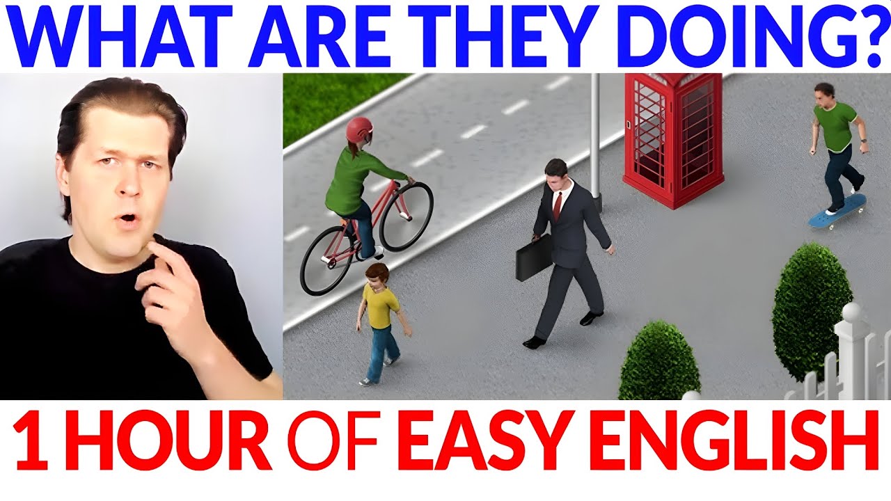 What Are They Doing? 1 Hour of Easy English Listening for Beginners ...