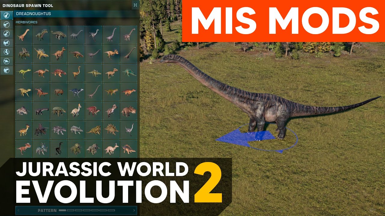 ¿QUÉ MODS USO EN JURASSIC WORLD EVOLUTION 2? - YouTube