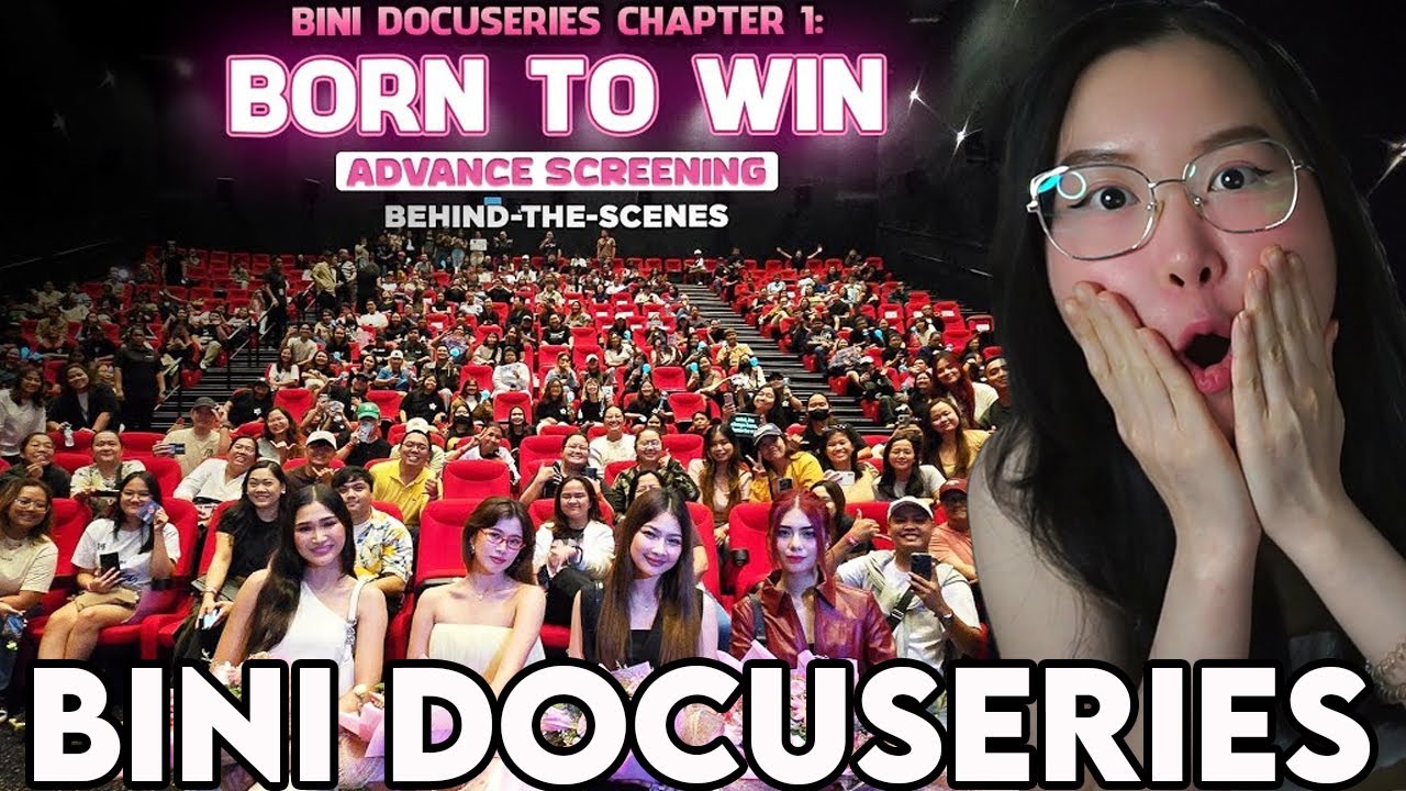 BINI Docuseries Chapter 1: Born To Win Advance Screening reaction - YouTube