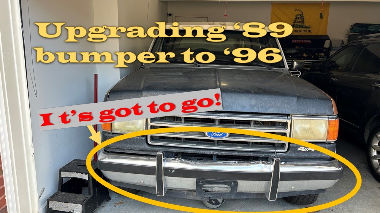 Custom Fit: '96 Bumper on '89 Bronco - YouTube