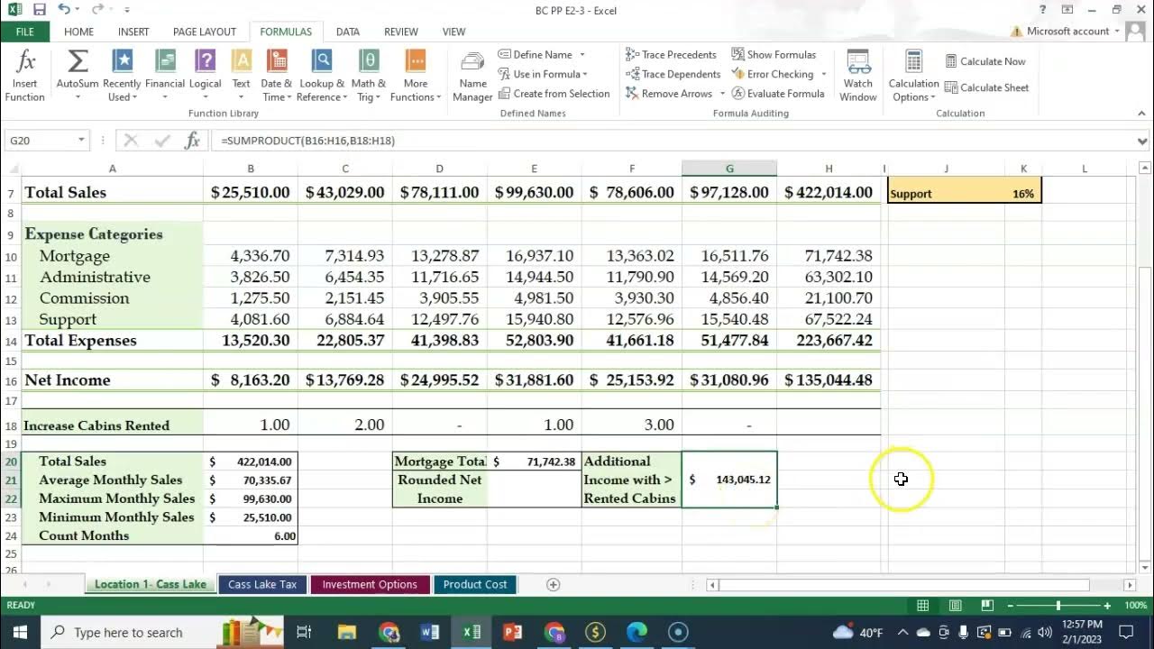 EXCEL Pause & Practice 2-3 - YouTube