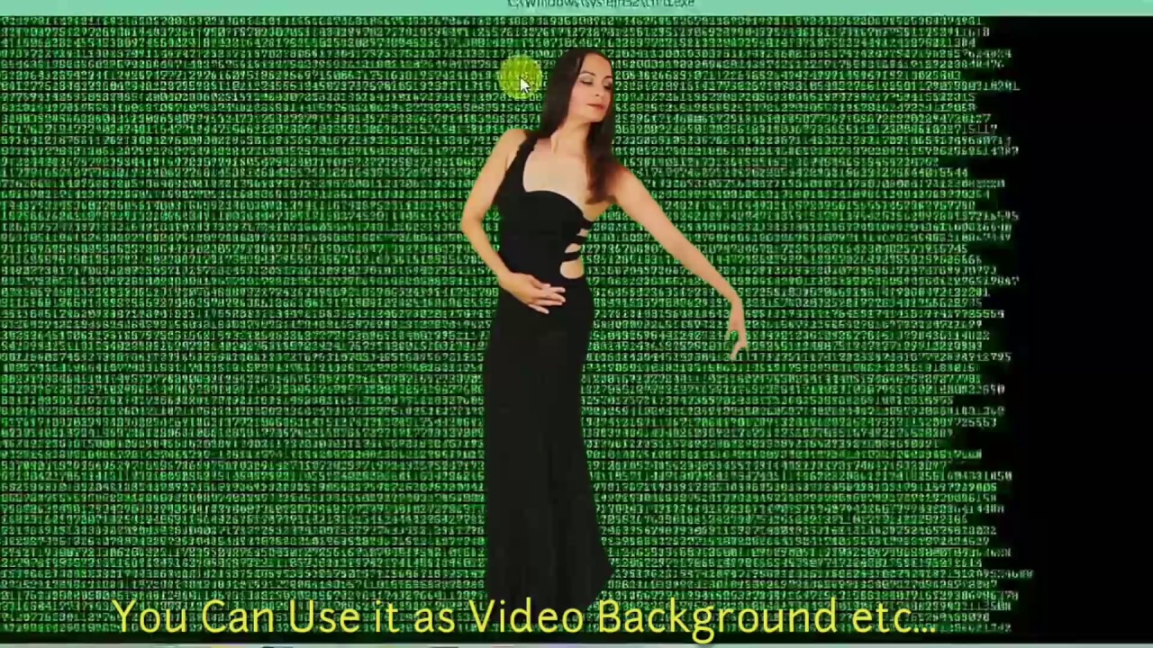 How To Make The Matrix Effect Using Notepad Easiest Way Youtube