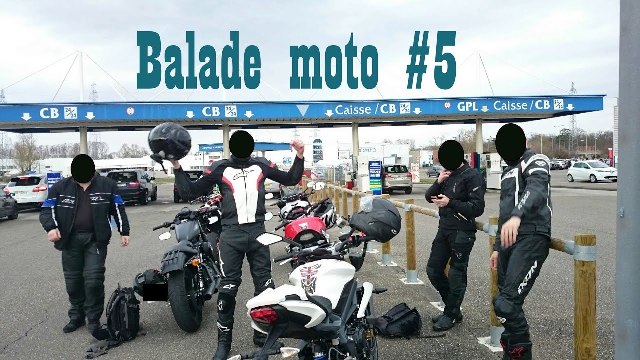 Balade moto #5 : forêt - conneries - temps de merde - YouTube