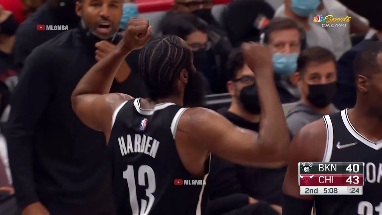 James Harden celebrating cause the ref finally called a foul - YouTube
