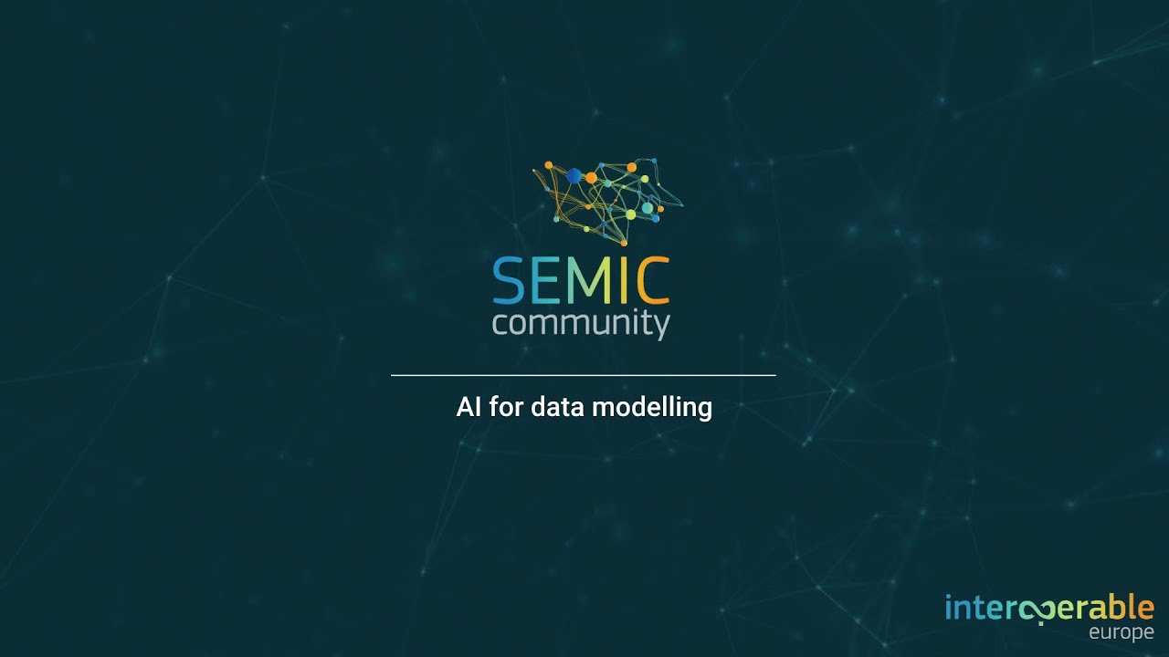 SEMIC's AI-Powered Chatbot for data modelling - YouTube