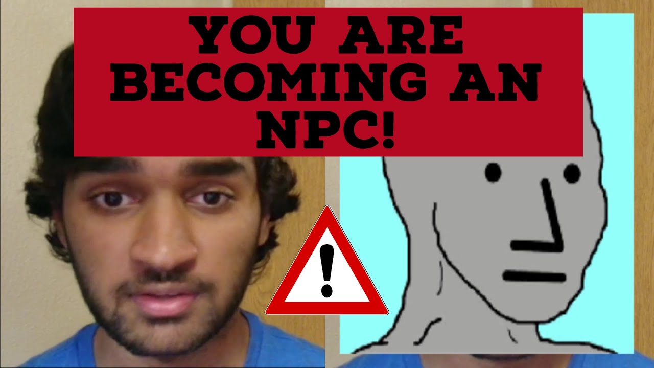 YOU ARE AN NPC - YouTube