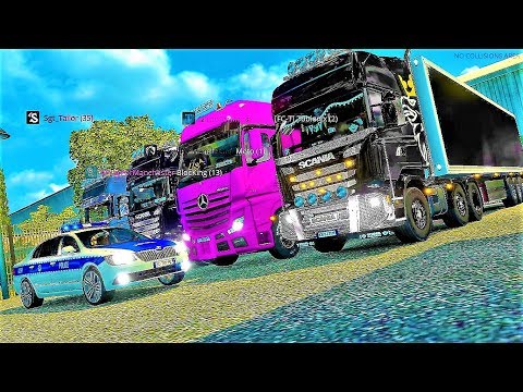TruckersMP Official Memorial Convoy Manchester Arena [Timelapse] 22/05/2017