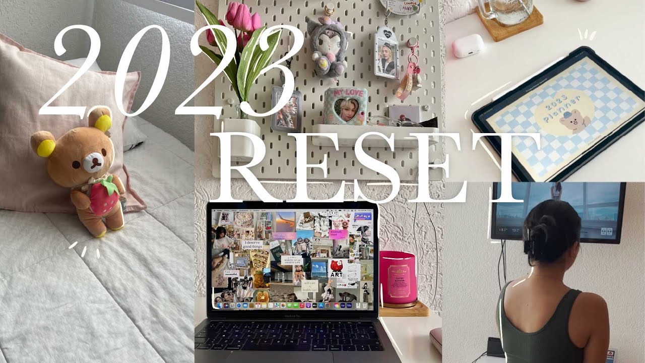 2023 RESET : vision board, new goals & healthy habits - YouTube