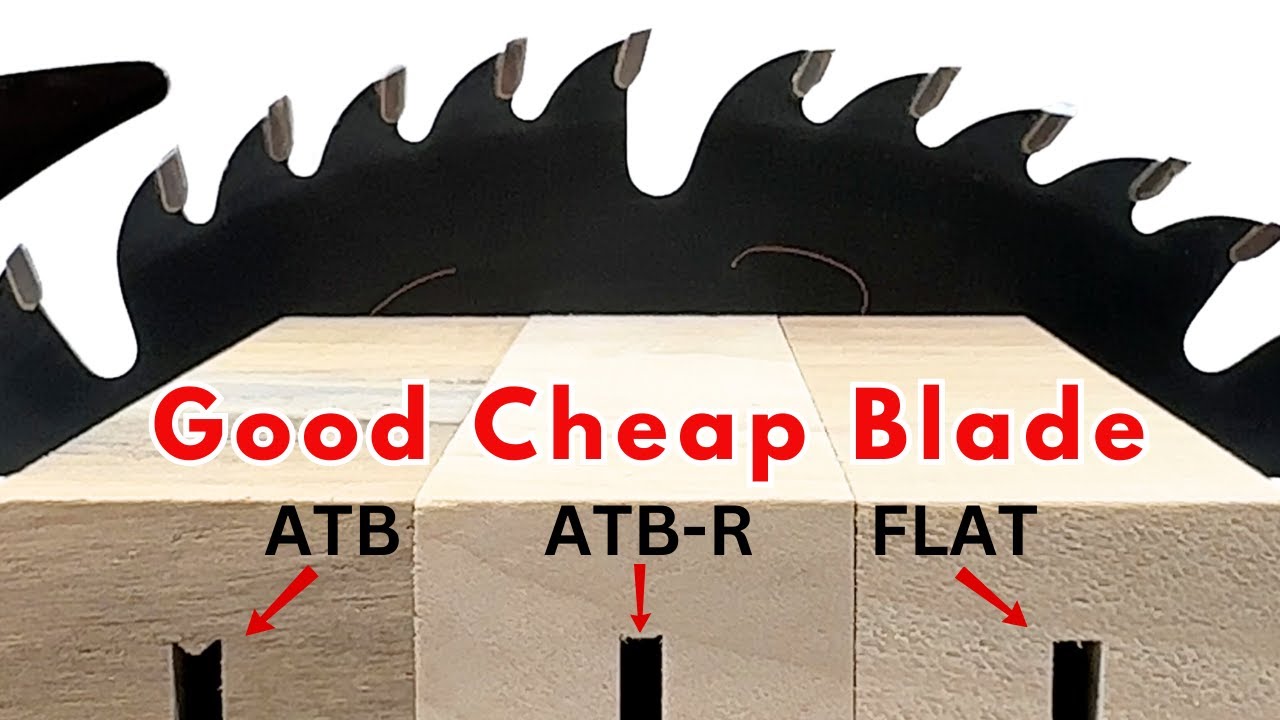 Good Cheap ATB-R Grind Table Saw Blade / Intro To Woodworking - YouTube