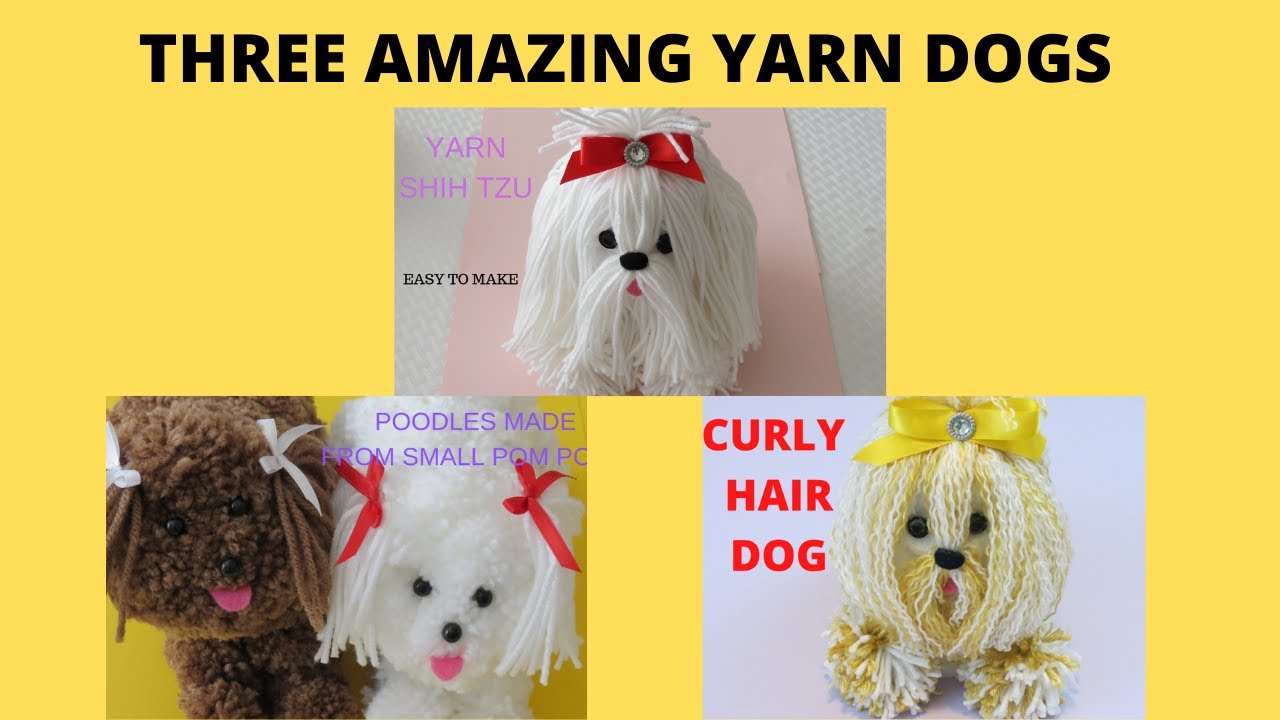 Three Amazing Yarn Dogs - YouTube