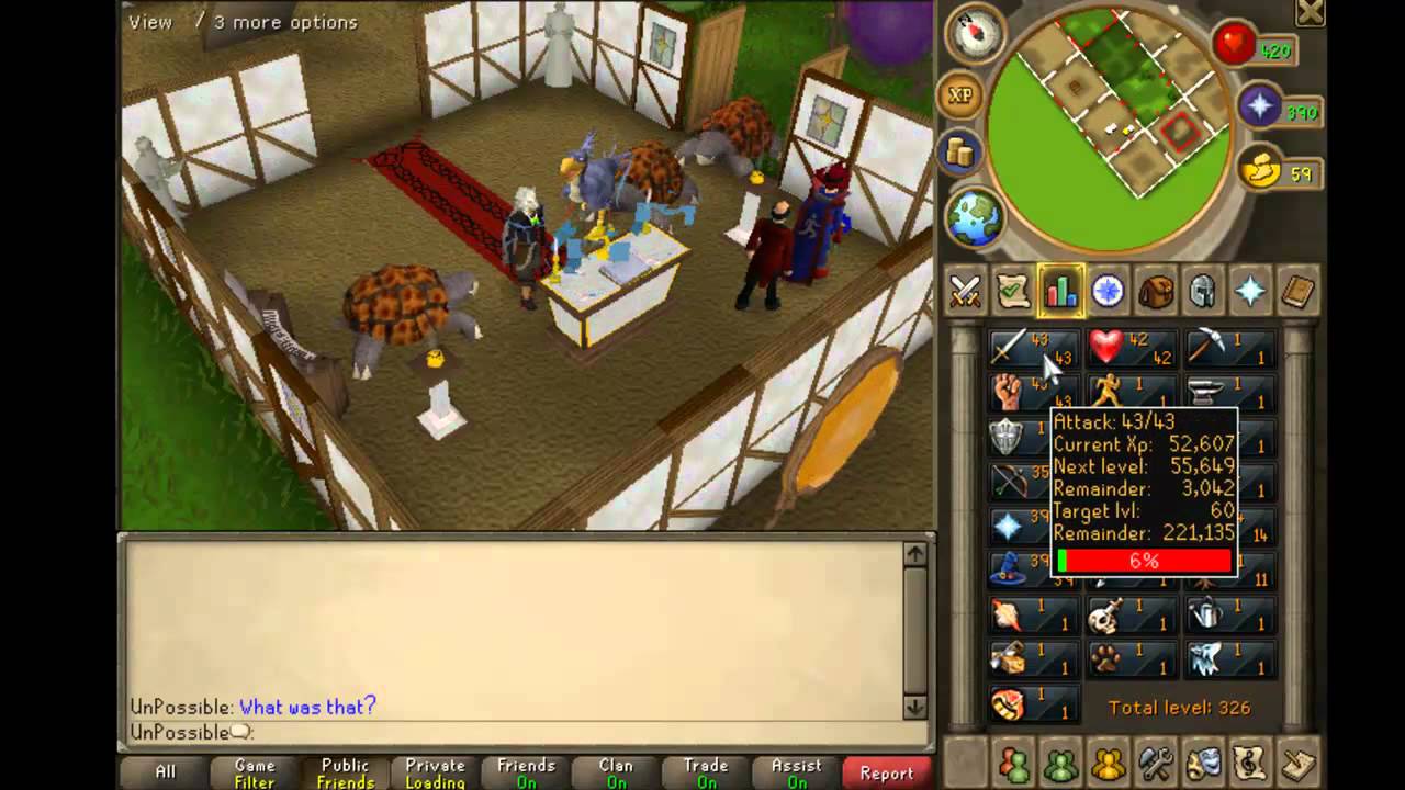 Runescape gilded altar world 31 house - Undiscovered - YouTube