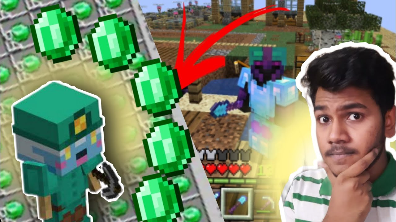 Hypixel skyblock Minecraft | I made emirals Minions | gameplay - YouTube