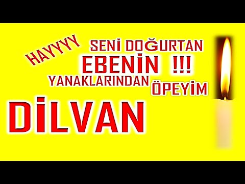 İyi ki Doğdun Dilvan İsme Özel Komik Doğum Günü Şarkısı