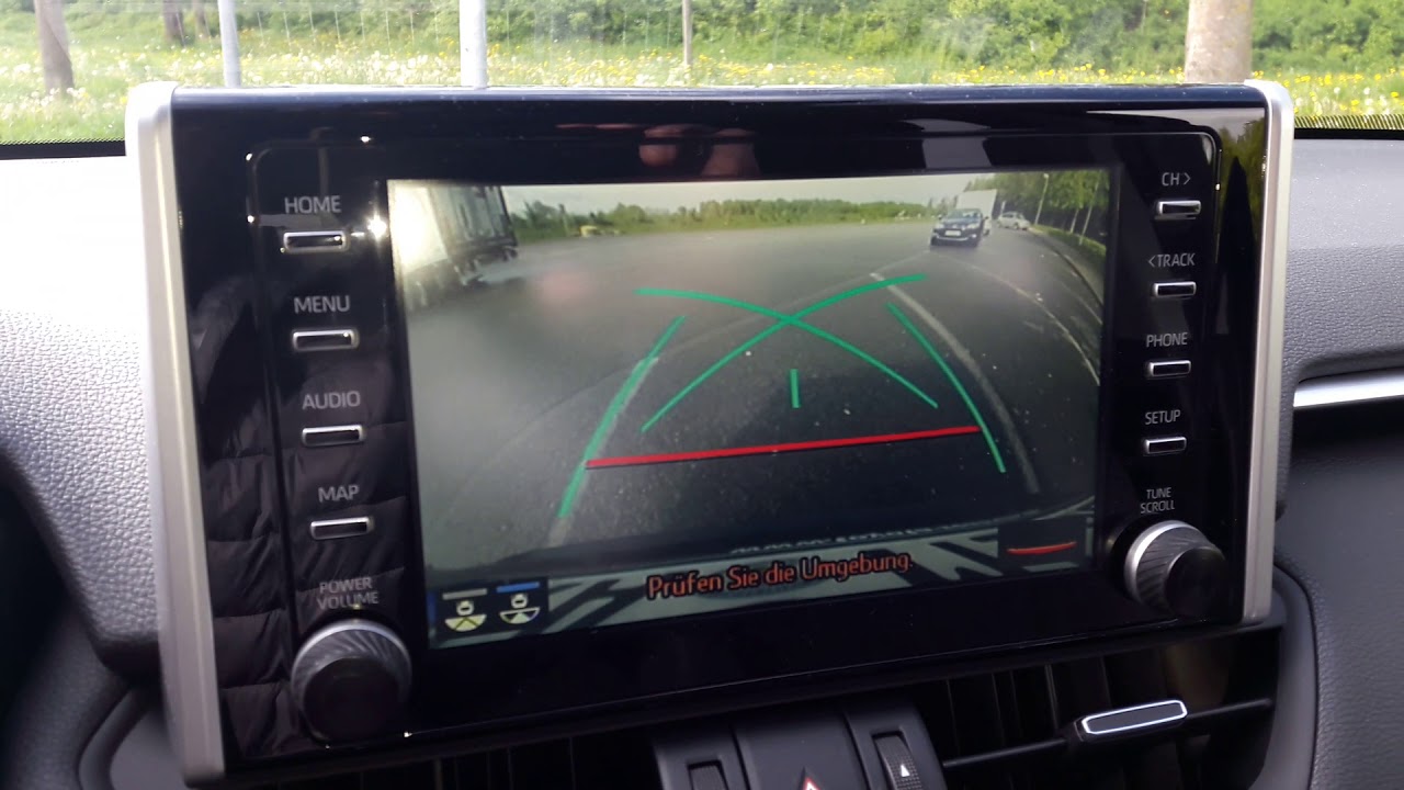 Toyota Rav 4 SUV Rückfahrkamera Rückspiegel Kamera - YouTube