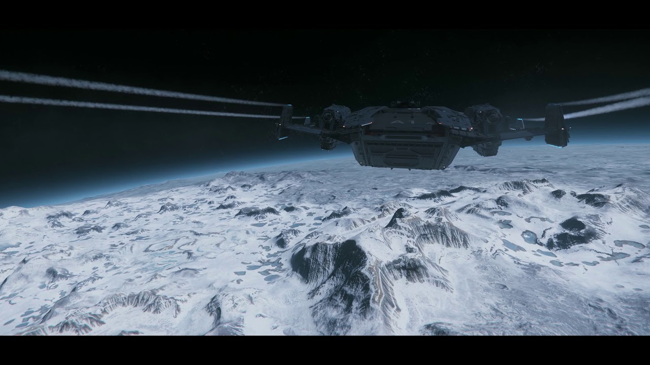 Star Citizen - New Flight Model - Anvil Valkyrie - 4K Ultrawide - YouTube