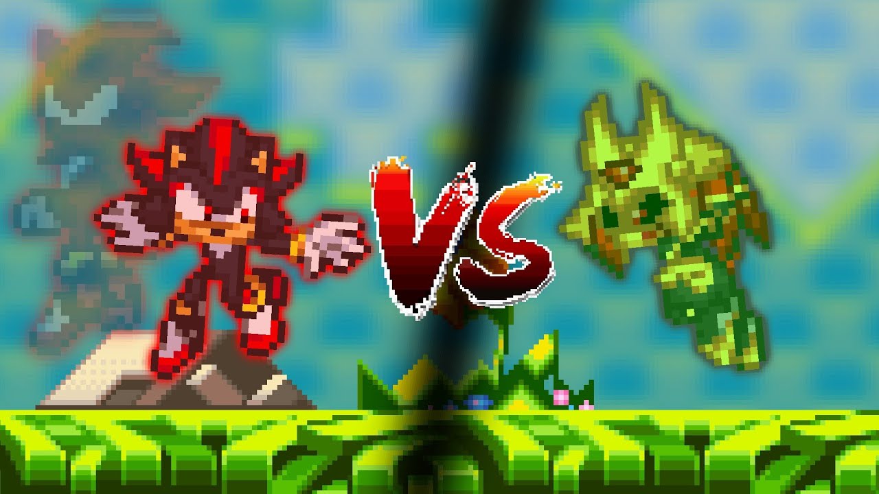 Shadow Vs Enerjak (Stick Nodes Sprite Animation) - YouTube