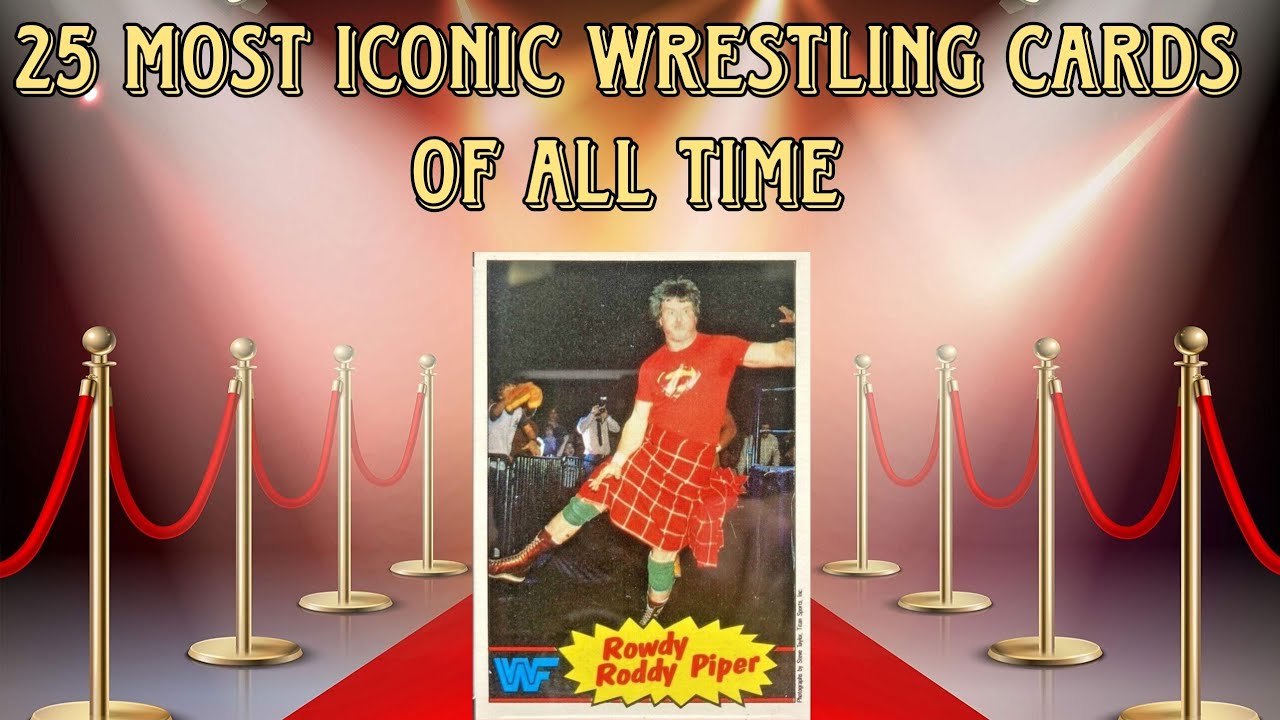 25 Most Iconic Wrestling Cards of All Time Preview - YouTube