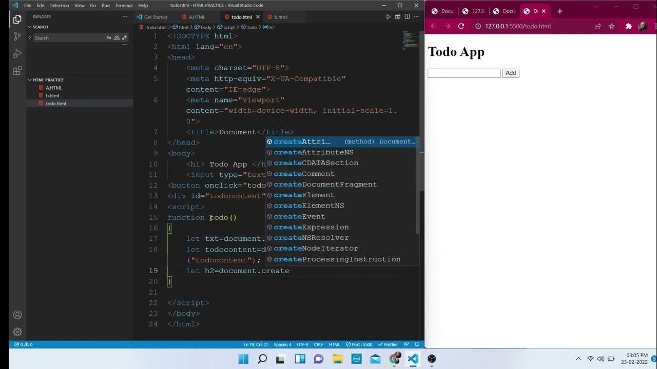Todo List App in Javascript | simple Todo List Using HTML and ...