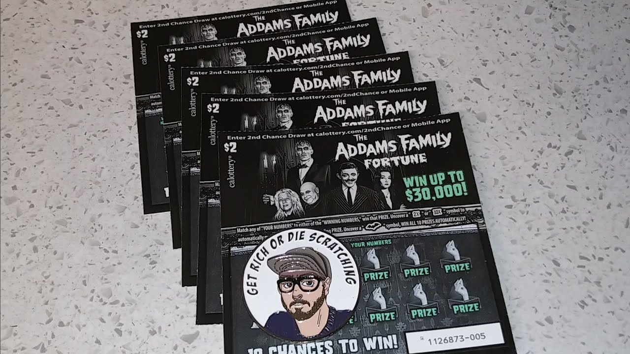 How to Play CaLottery's Brand New $2.00🕷Addams Family Fortune🦇 ...