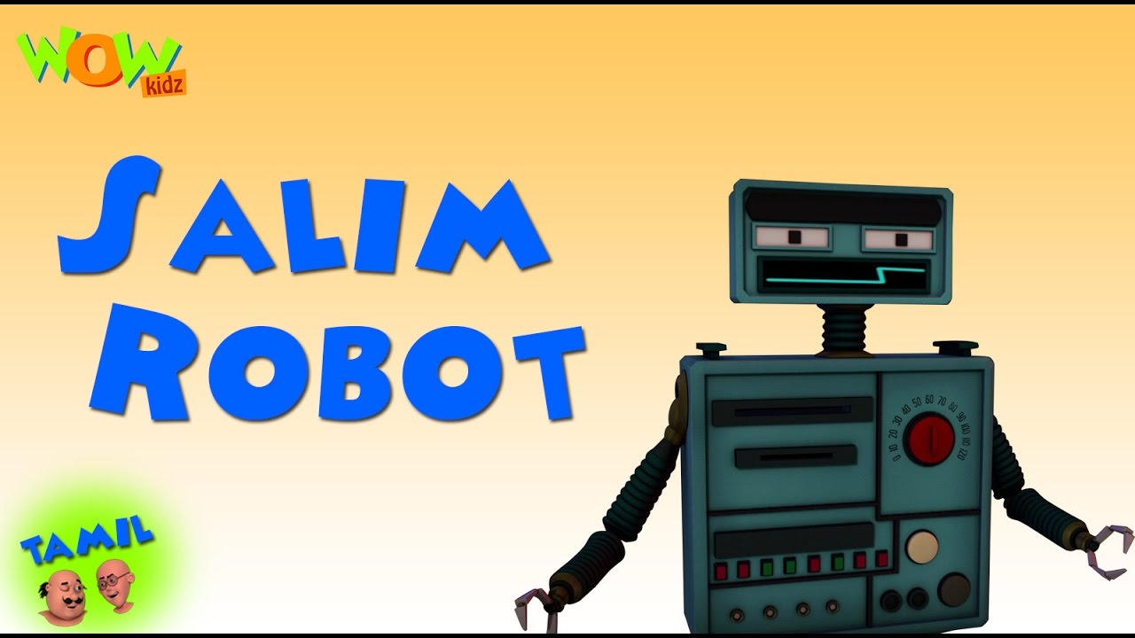 Salim Robot - Motu Patlu in Tamil - 3D கிட்ஸ் அனிமேஷன் கார்ட்டூன் As ...