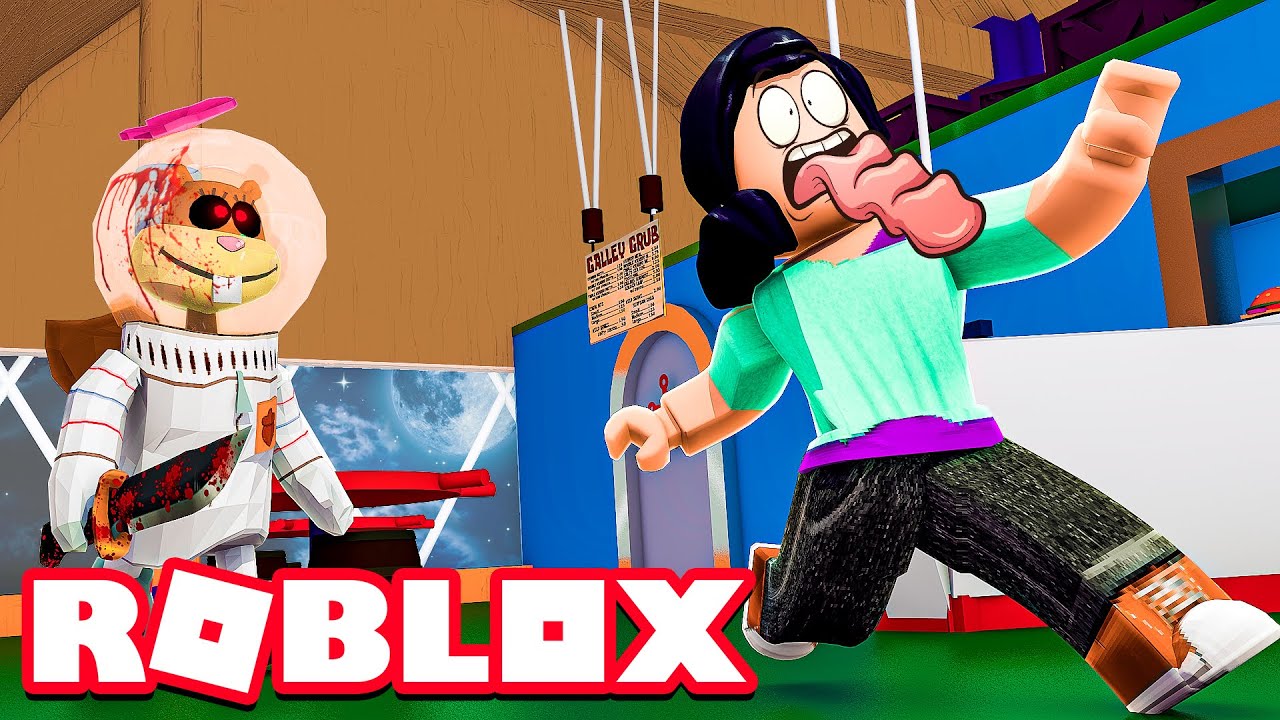 RUNNING FROM EVIL SANDY CHEEKS | Roblox - Spongebob Elevator - YouTube
