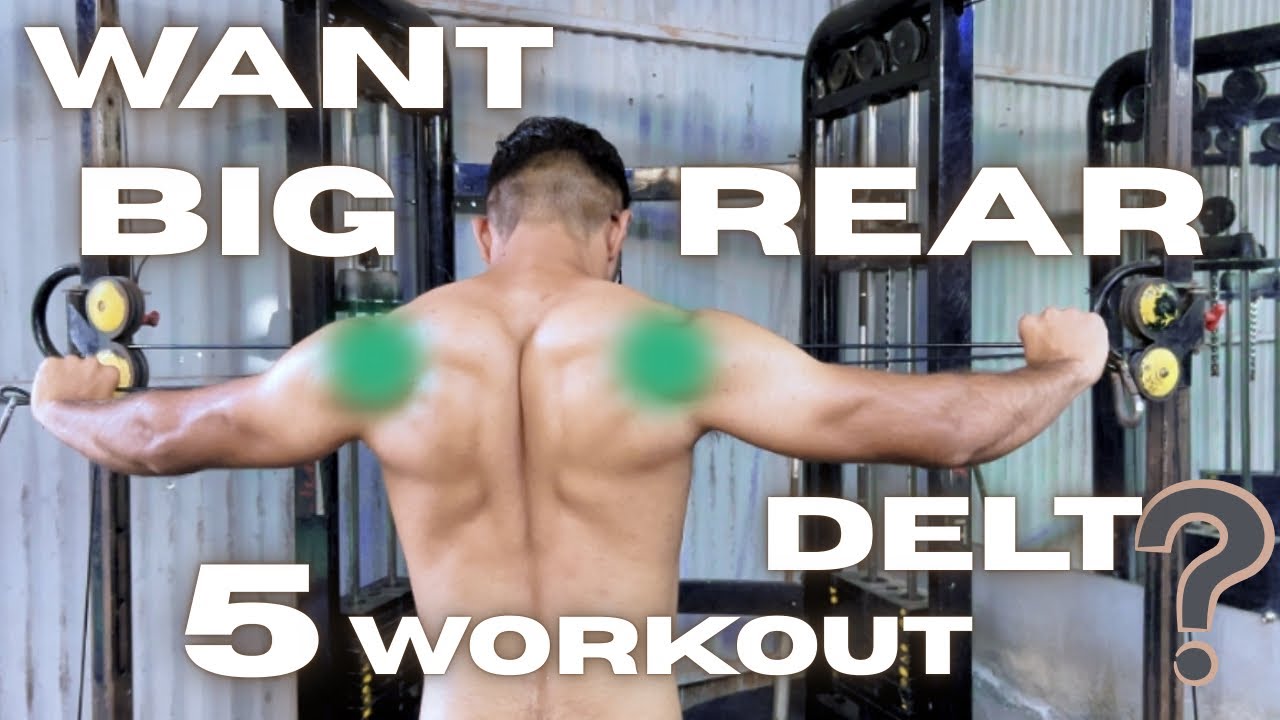 Want Big Rear Delt for wider shoulder | top 5 exercise for rear delt ...