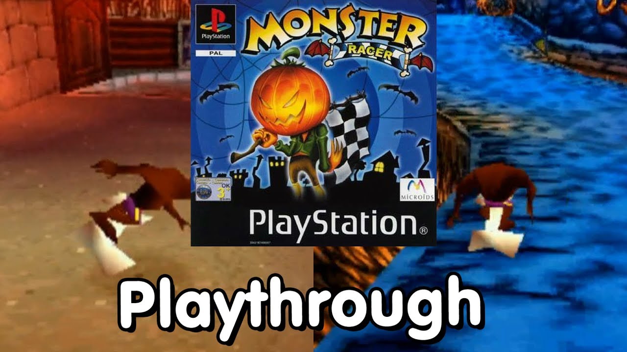 Monster Racer (PS1, PAL Exclusive) Playthrough - YouTube