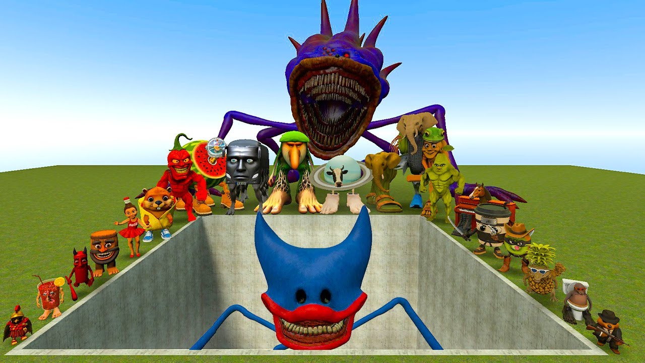 ALL NEW ITALIAN AI BRAINROT MEMES VS THE GIANT PIT WITH HUGGY TAPES ...
