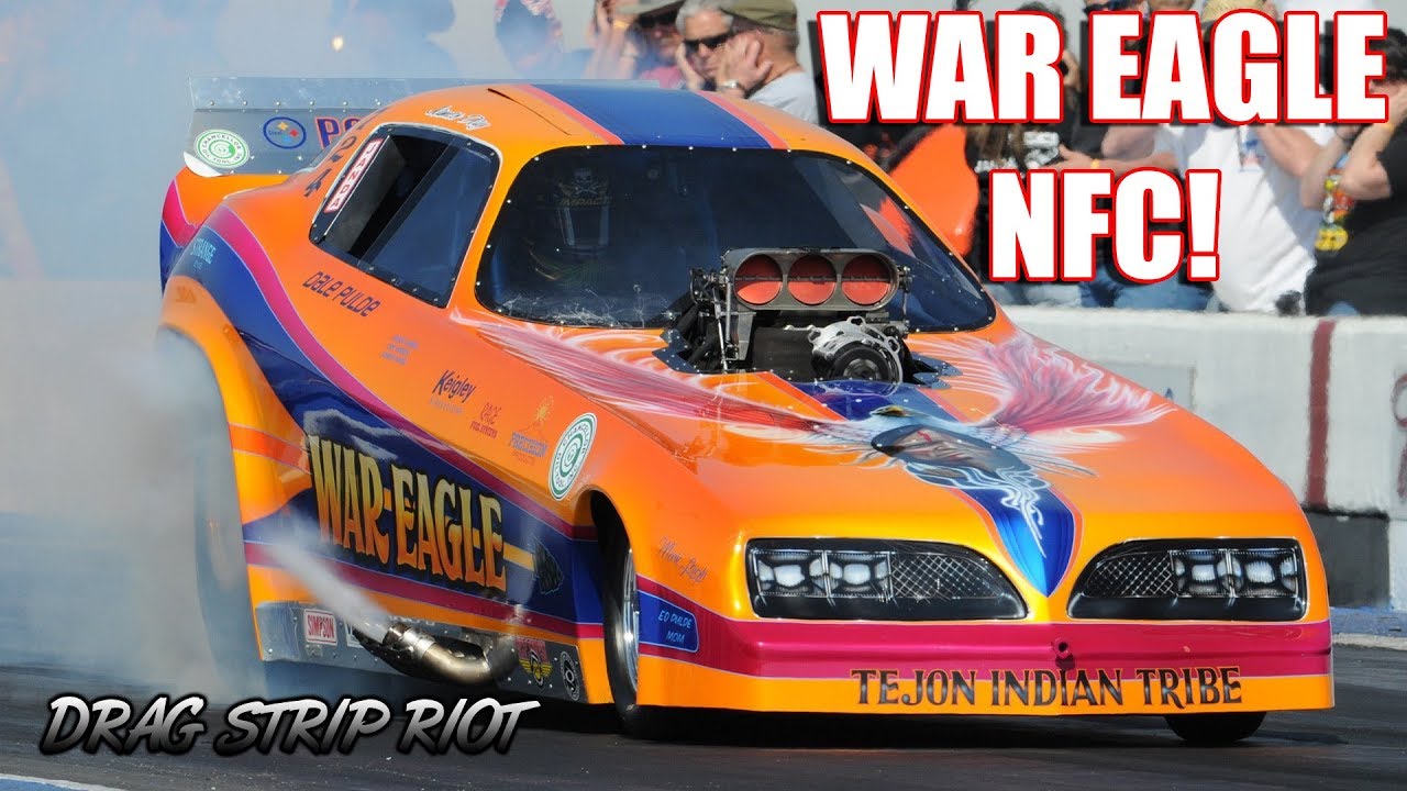 War Eagle Funny Car Nostalgia Drag Racing March Meet - YouTube