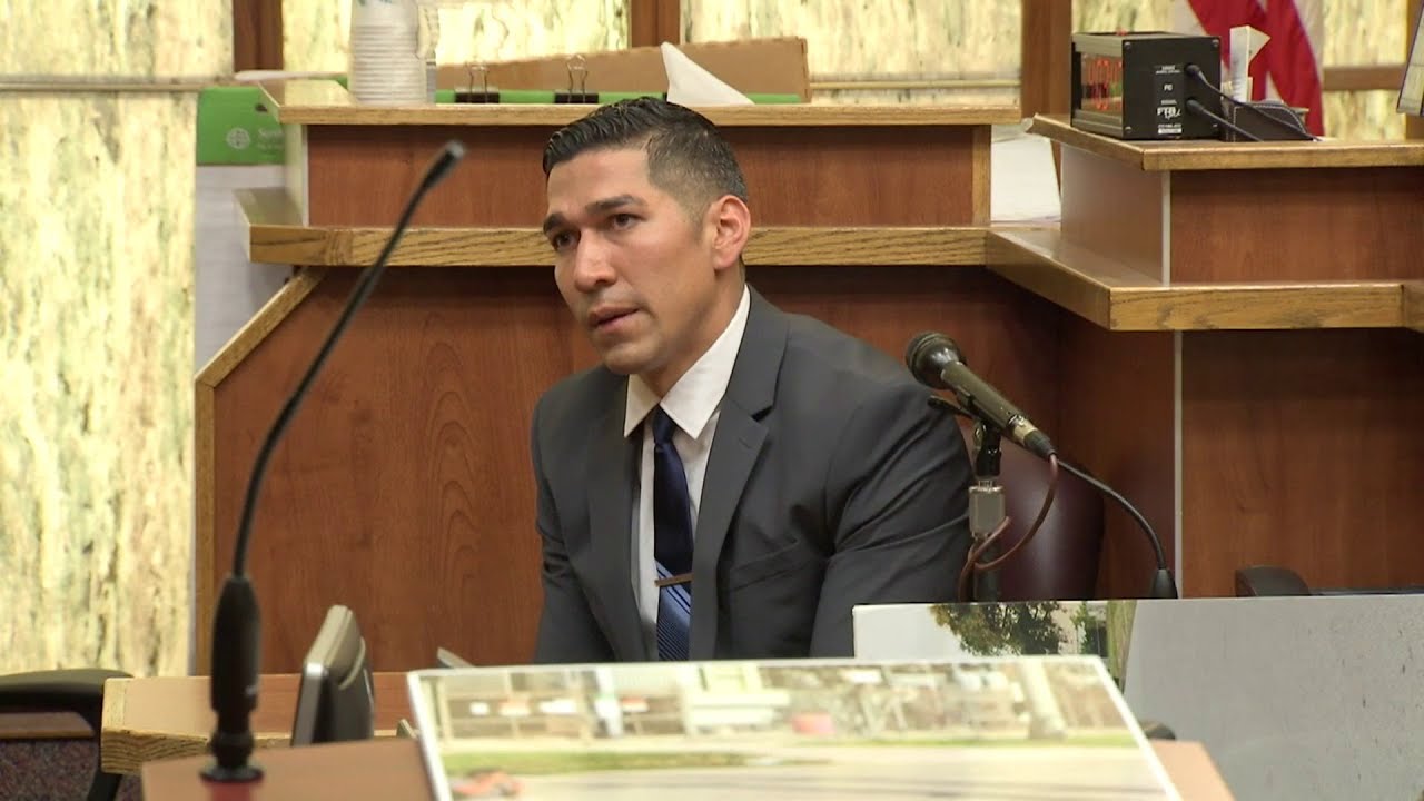 Officer Jonathan Aledda says he was trying to help man he shot - YouTube