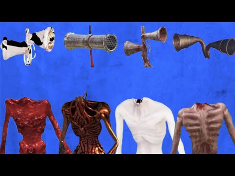 WRONG HEADS SIREN HEAD PIPE, SIREN HEAD COW, MEAT SIREN HEAD, MEAT ...