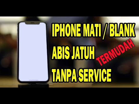 SOLUSI IPHONE JATUH MATI TOTAL !!! LAYAR BLANK HITAM !!! - YouTube
