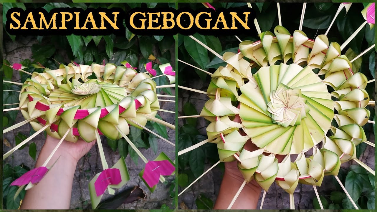CARA MEMBUAT SAMPIAN GEBOGAN - YouTube