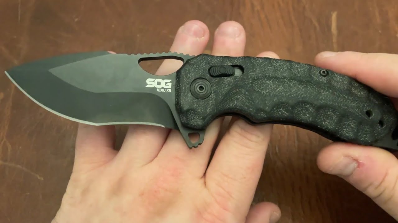 SOG Kiku XR Knife Review - YouTube