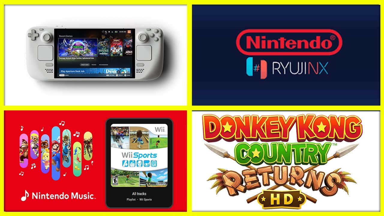 Valve Announces a New Steam Deck, Nintendo vs Ryujinx, & Nintendo Music ...