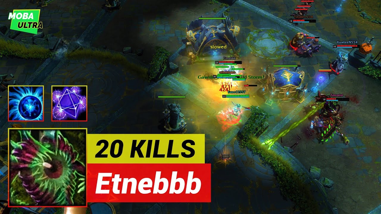 HoN Emerald Warden NULL STONE with GEOMETER'S BANE - YouTube