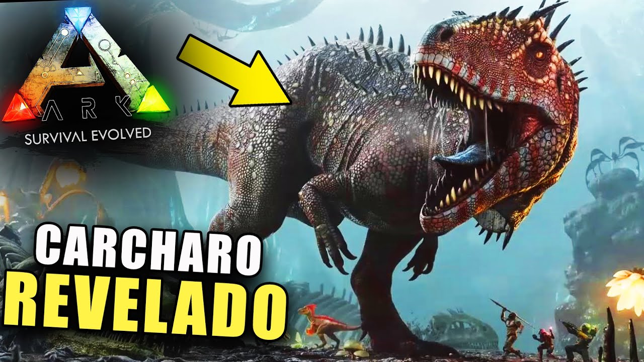 BOMBA!! I Carcharodontosaurus Dossier I Serie Animada do ARK Survival ...