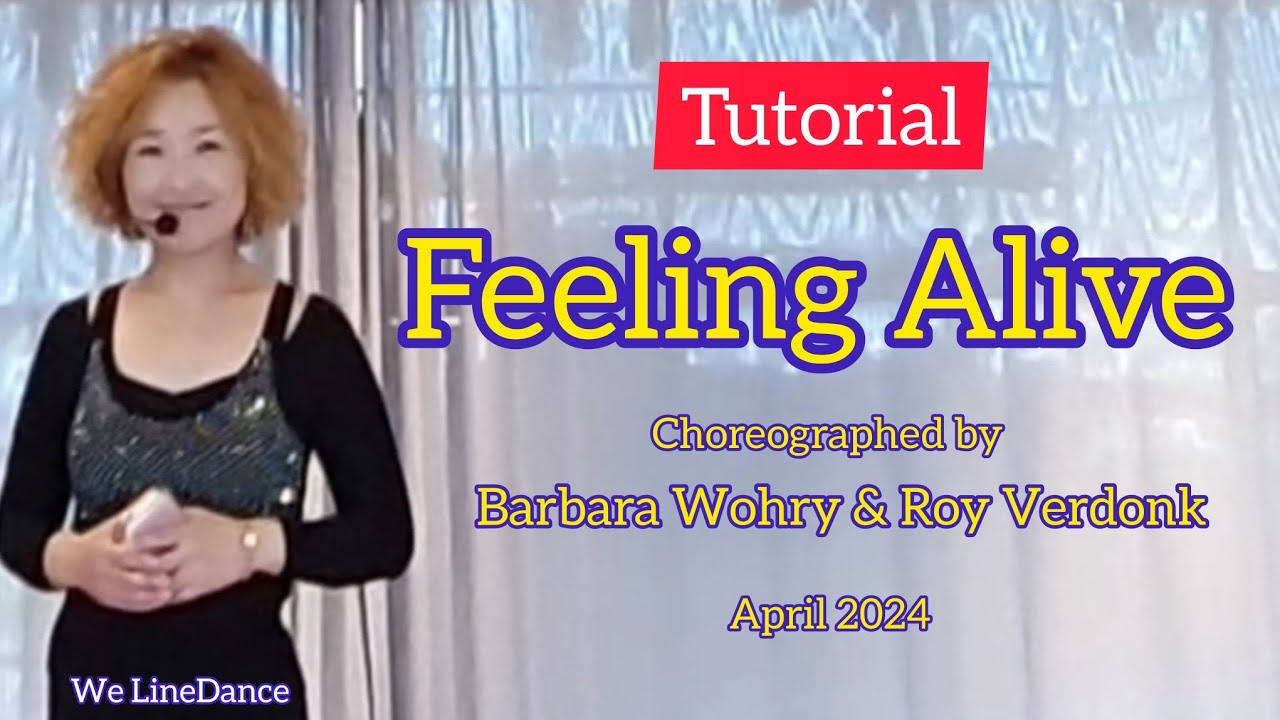 Tutorial : Feeling Alive linedance - YouTube