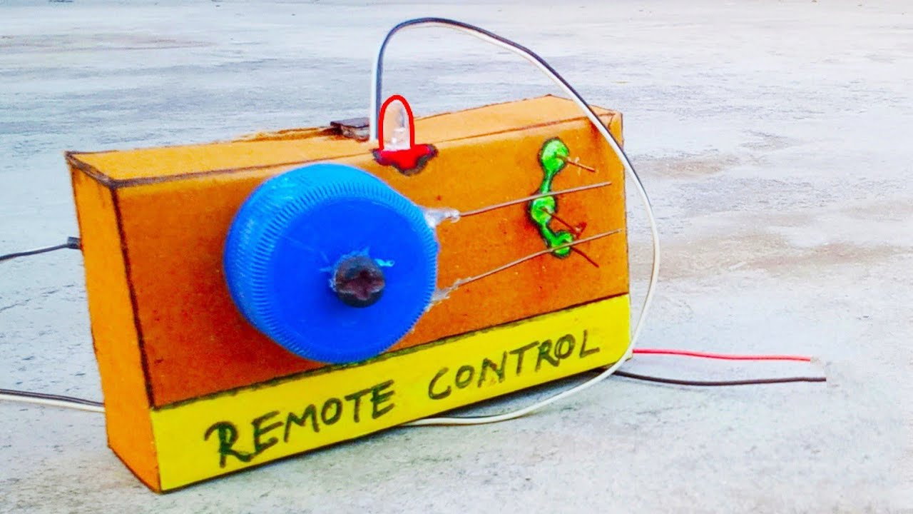How To Make Remote Controller Using Cardboard | Hacker4u - YouTube