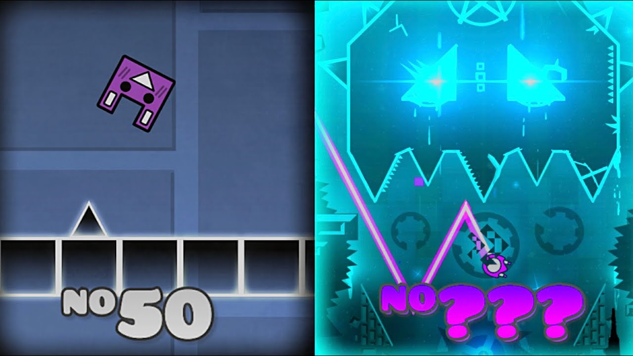 Top 50 HARDEST Tiny Challenges In Geometry Dash - YouTube