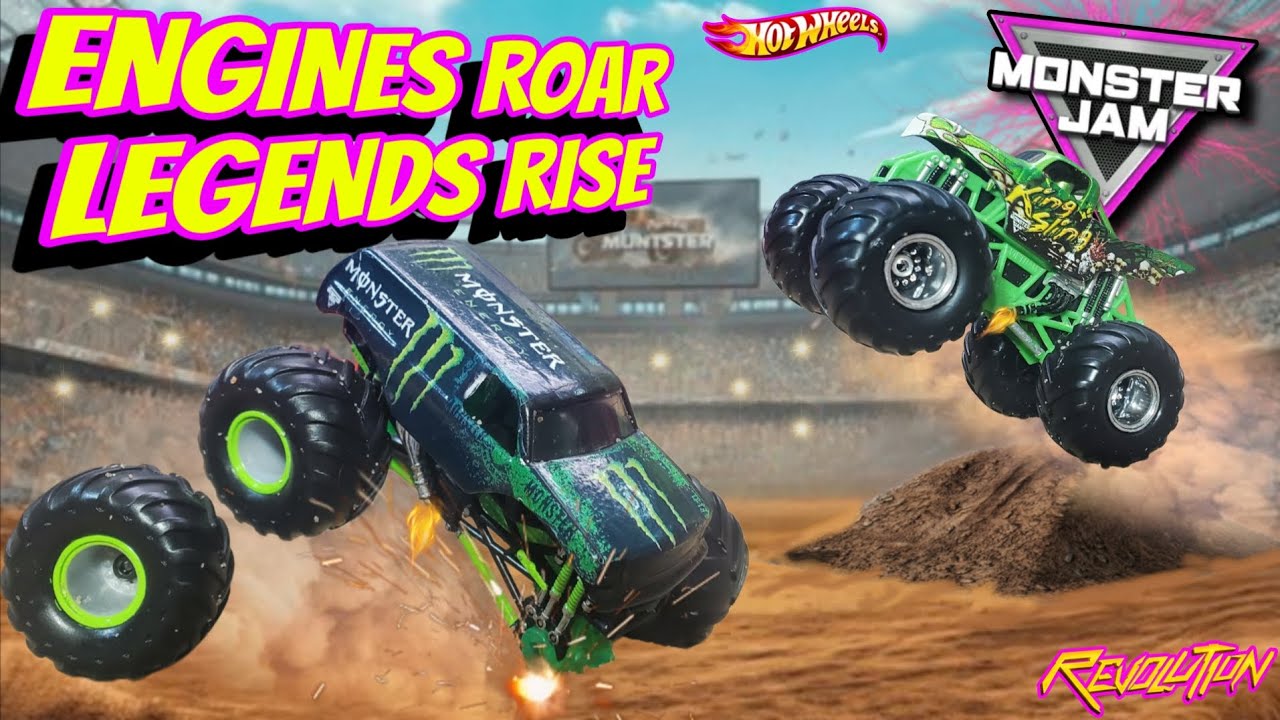 Total Mayhem! Monster Jam! INSANE Toy Diecast Monster Truck Racing! - YouTube