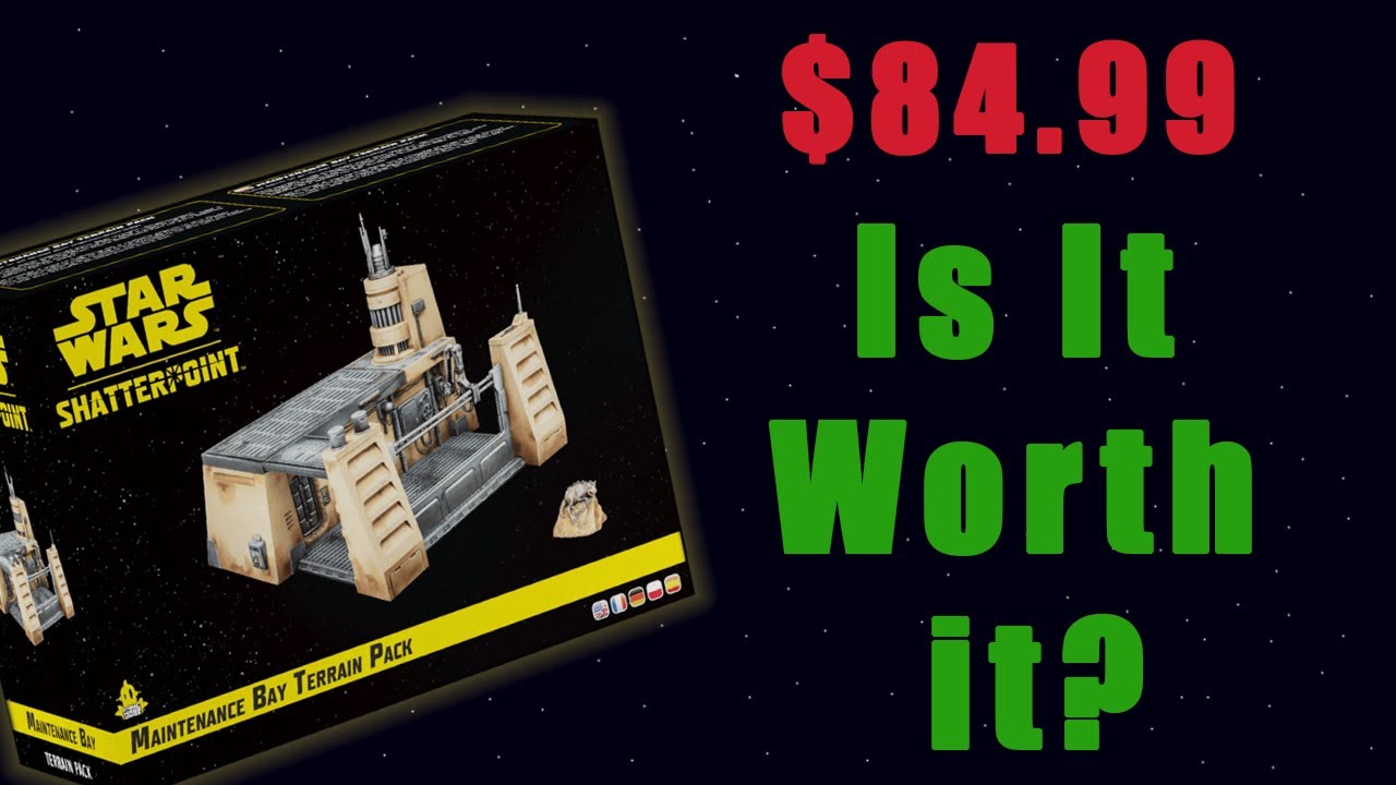 Star Wars: Shatterpoint - Maintenance Bay Terrain Pack Review - YouTube