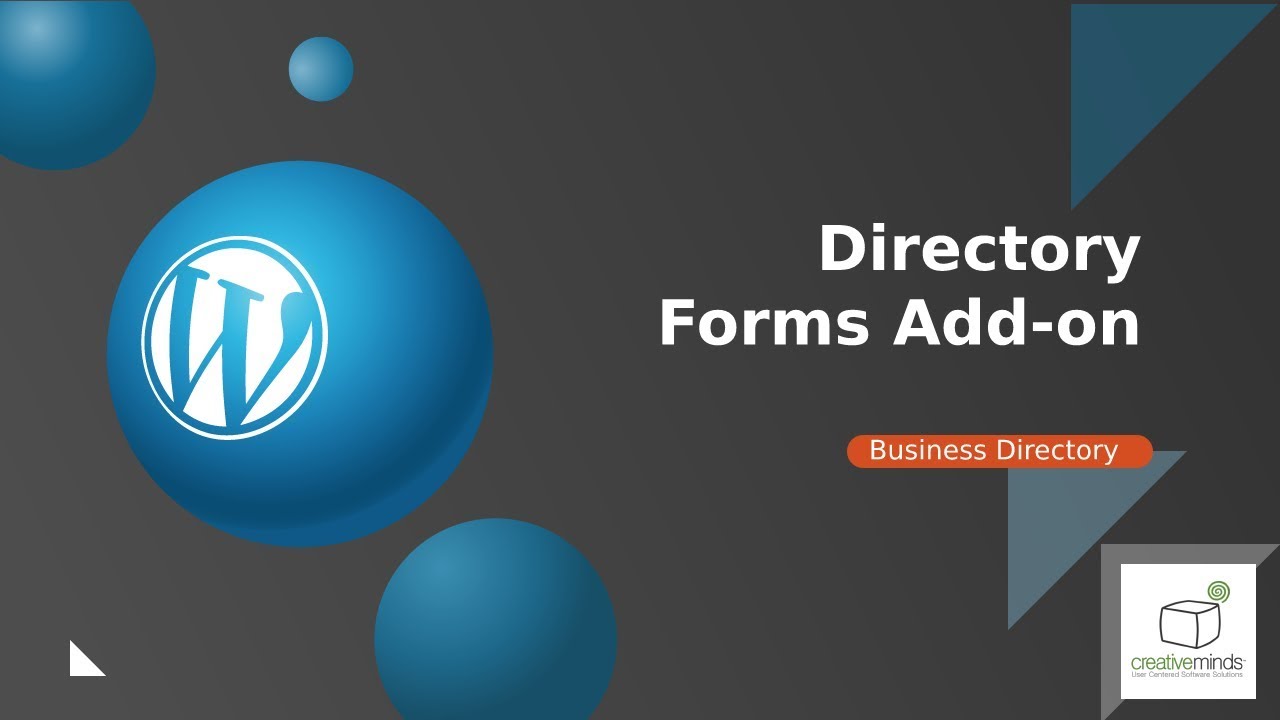 Business Directory Forms Add-on | WordPress - YouTube