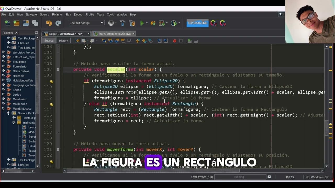 Transformaciones 2D En Java - YouTube