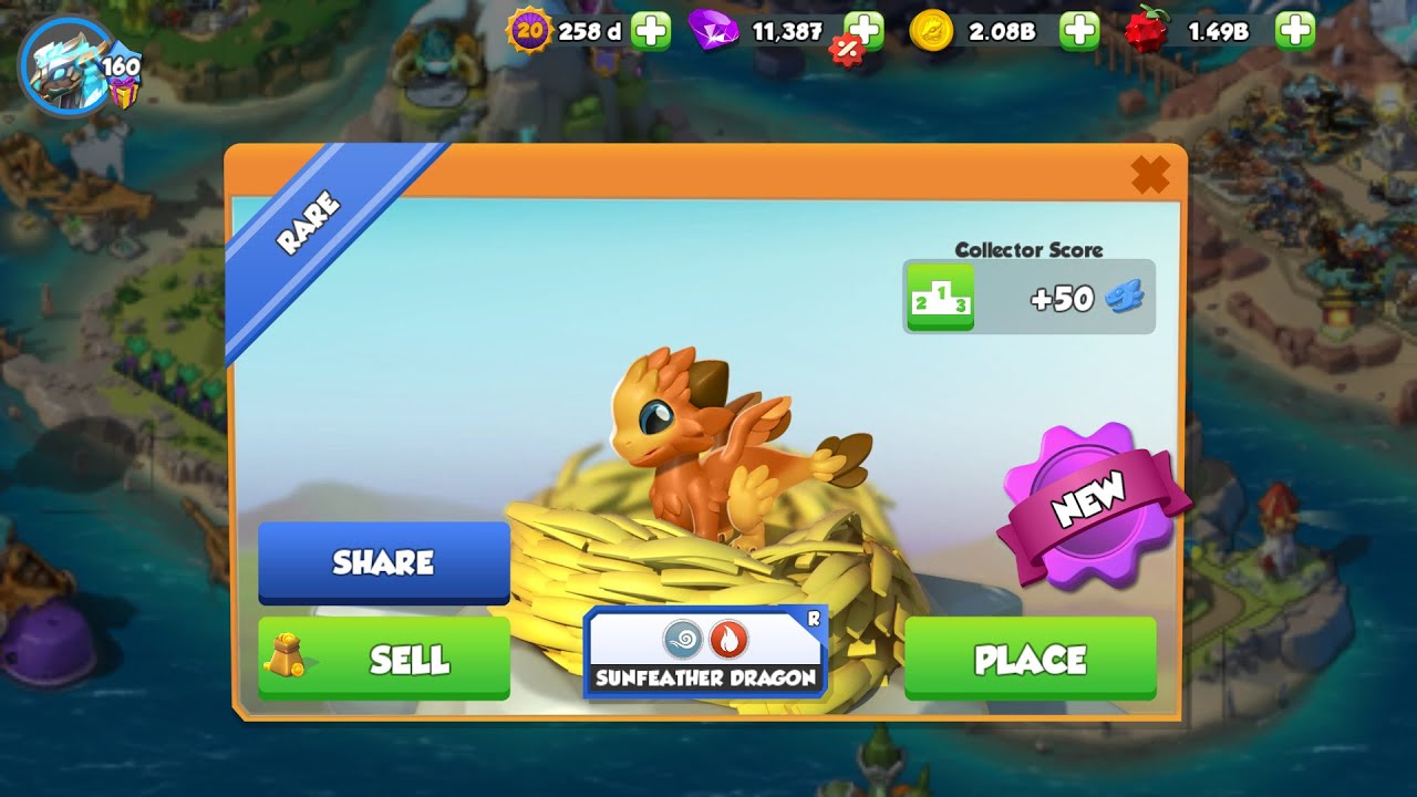 #DML How to breed a SUNFEATHER DRAGON? - Dragon Mania Legends - YouTube