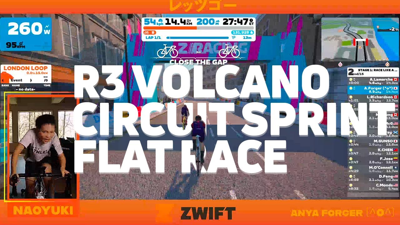 Zwift Kids: R3 Volcano Circuit - YouTube
